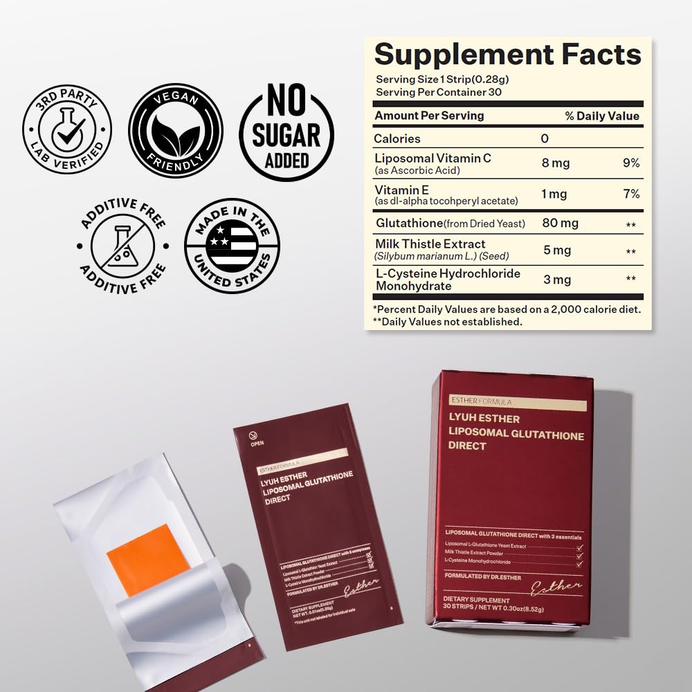 ESTHER FORMULA liposomal glutathione benefits