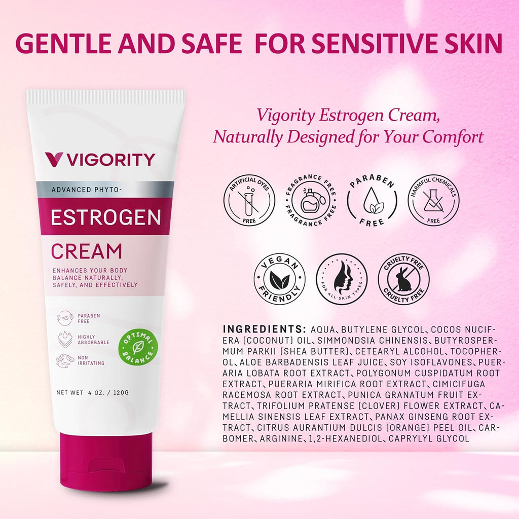 estrogen cream for improved mood