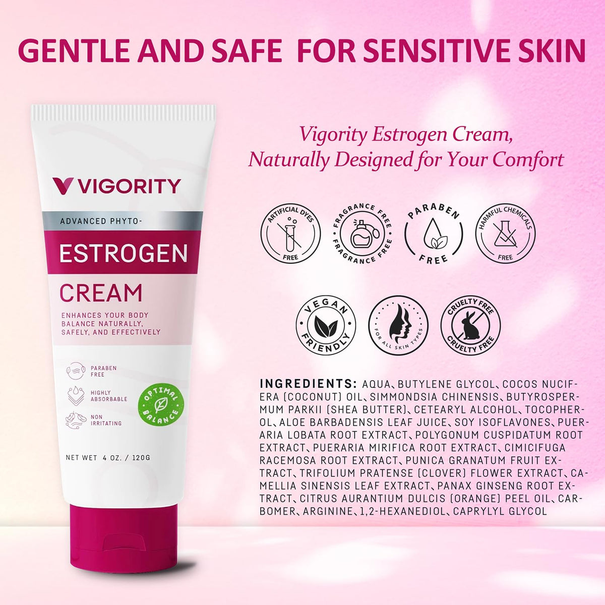 estrogen cream for improved mood