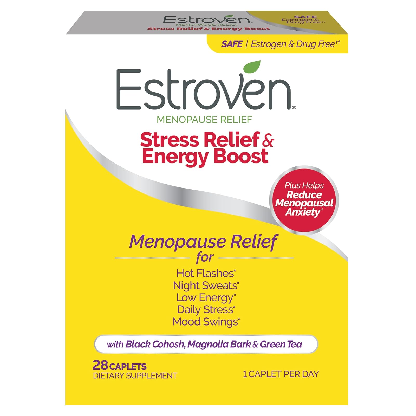 Estroven multivitamins for stress relief