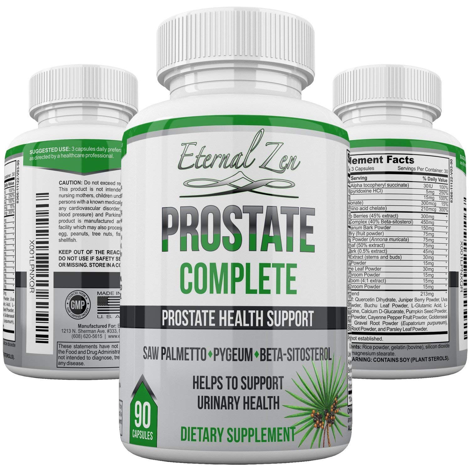 Eternal Zen saw palmetto capsules