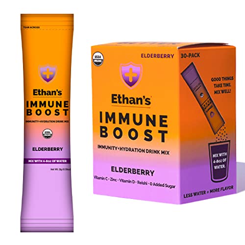 Ethan's elderberry drink mix packets