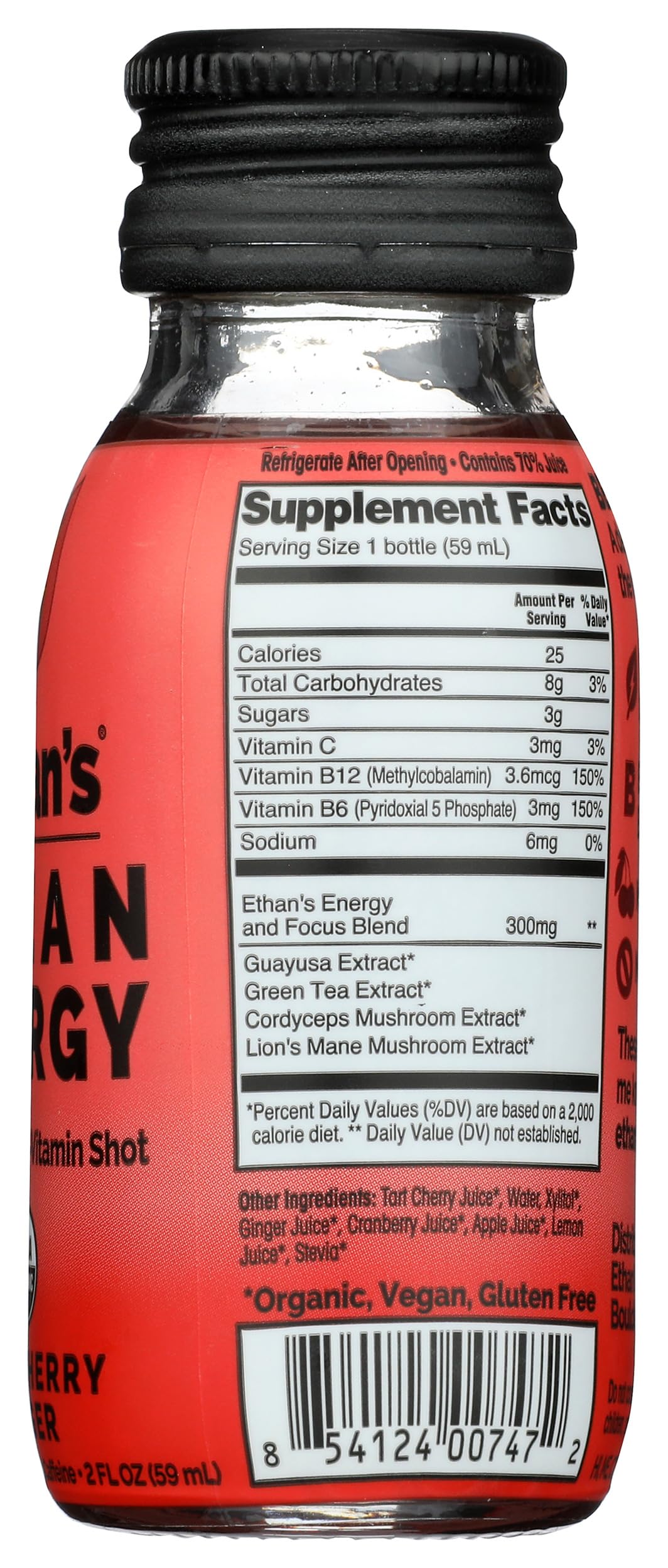 Ethan's ginger shot for wellness