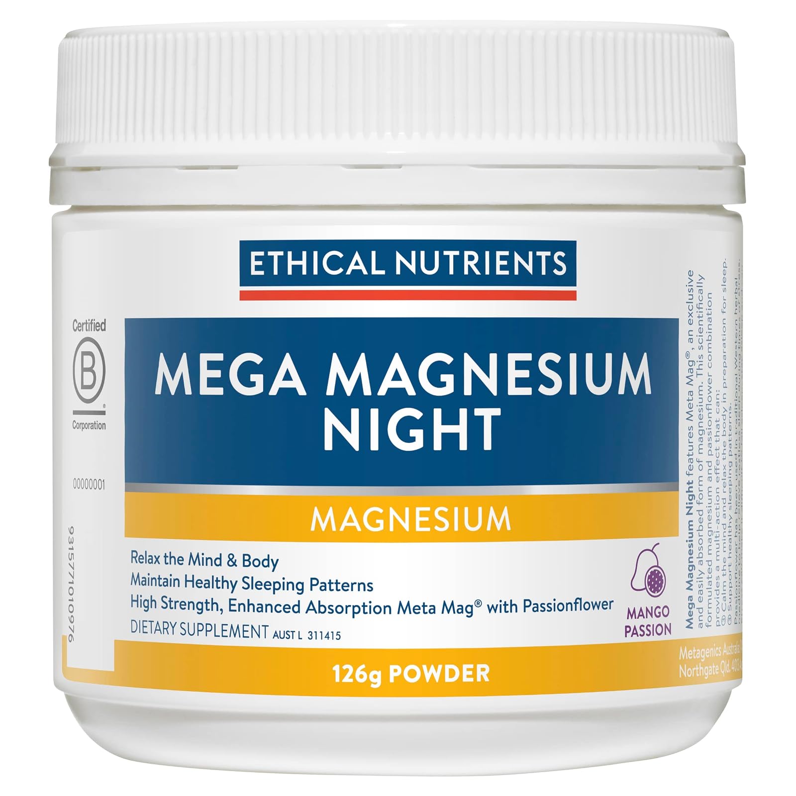Ethical Nutrients Mega Magnesium Night benefits