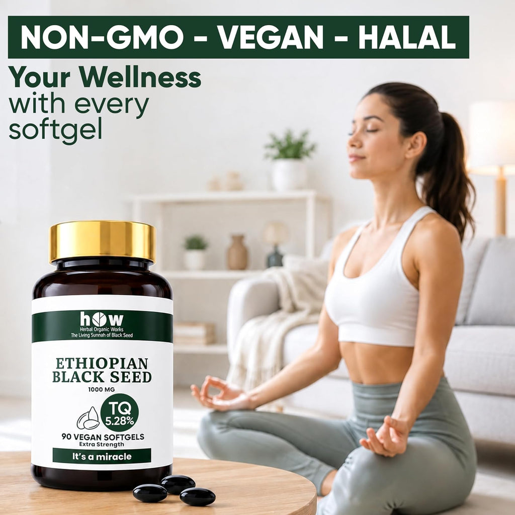 Ethiopian black seed oil capsules