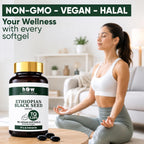Ethiopian black seed oil capsules