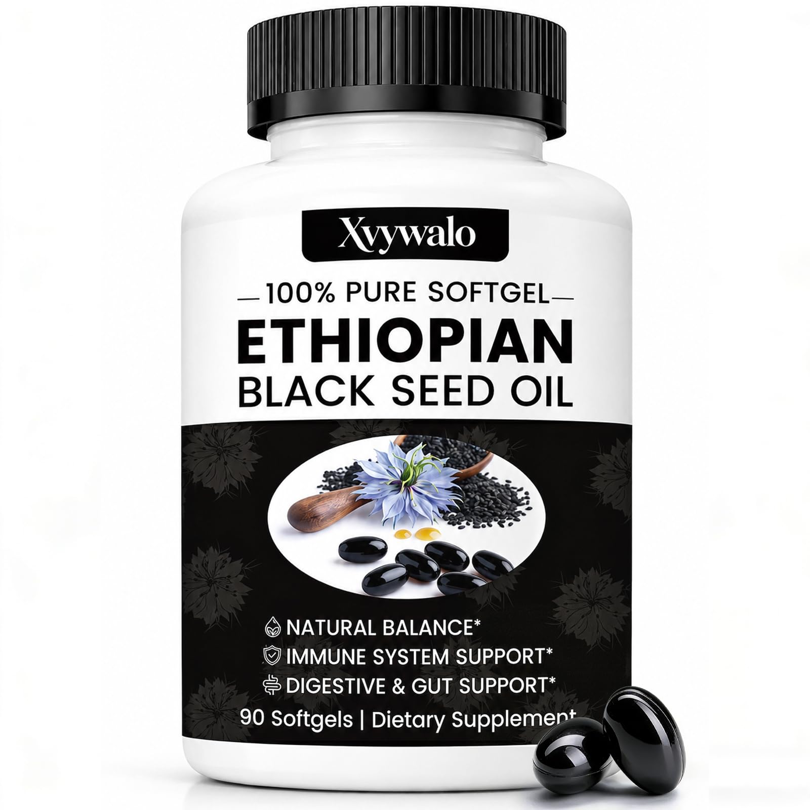 Ethiopian black seed oil capsules