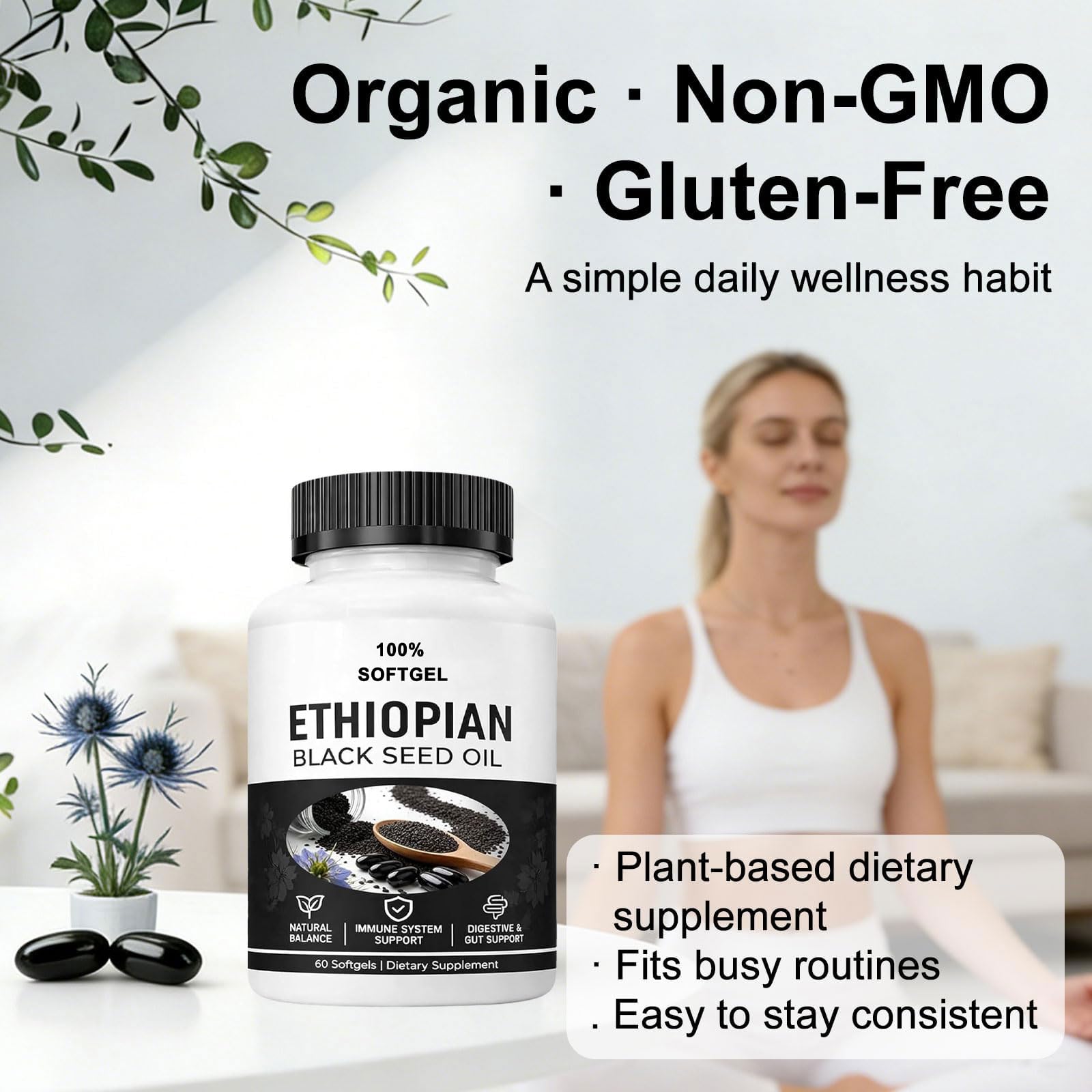 Ethiopian black seed oil for digestion