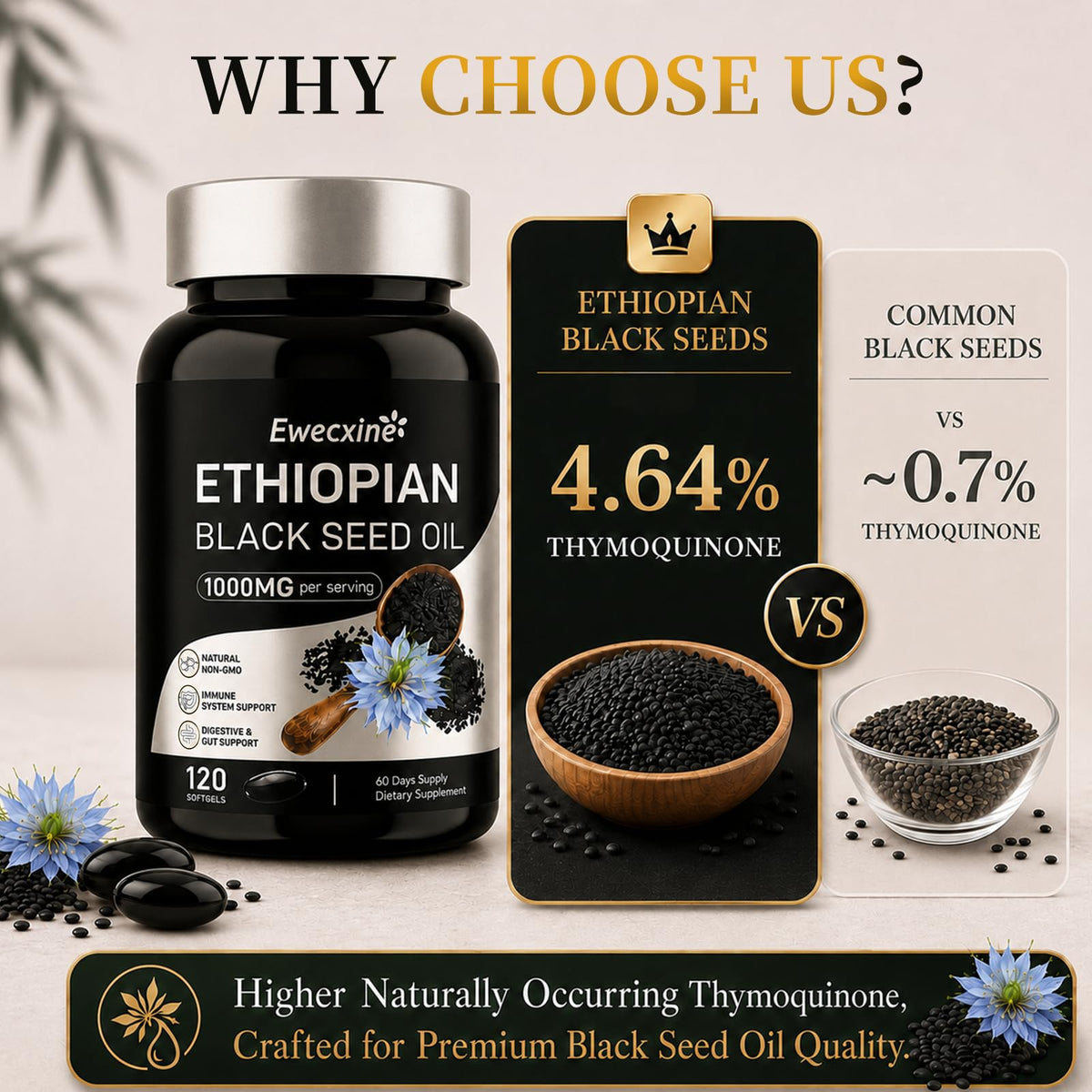 Ethiopian black seed oil for skin