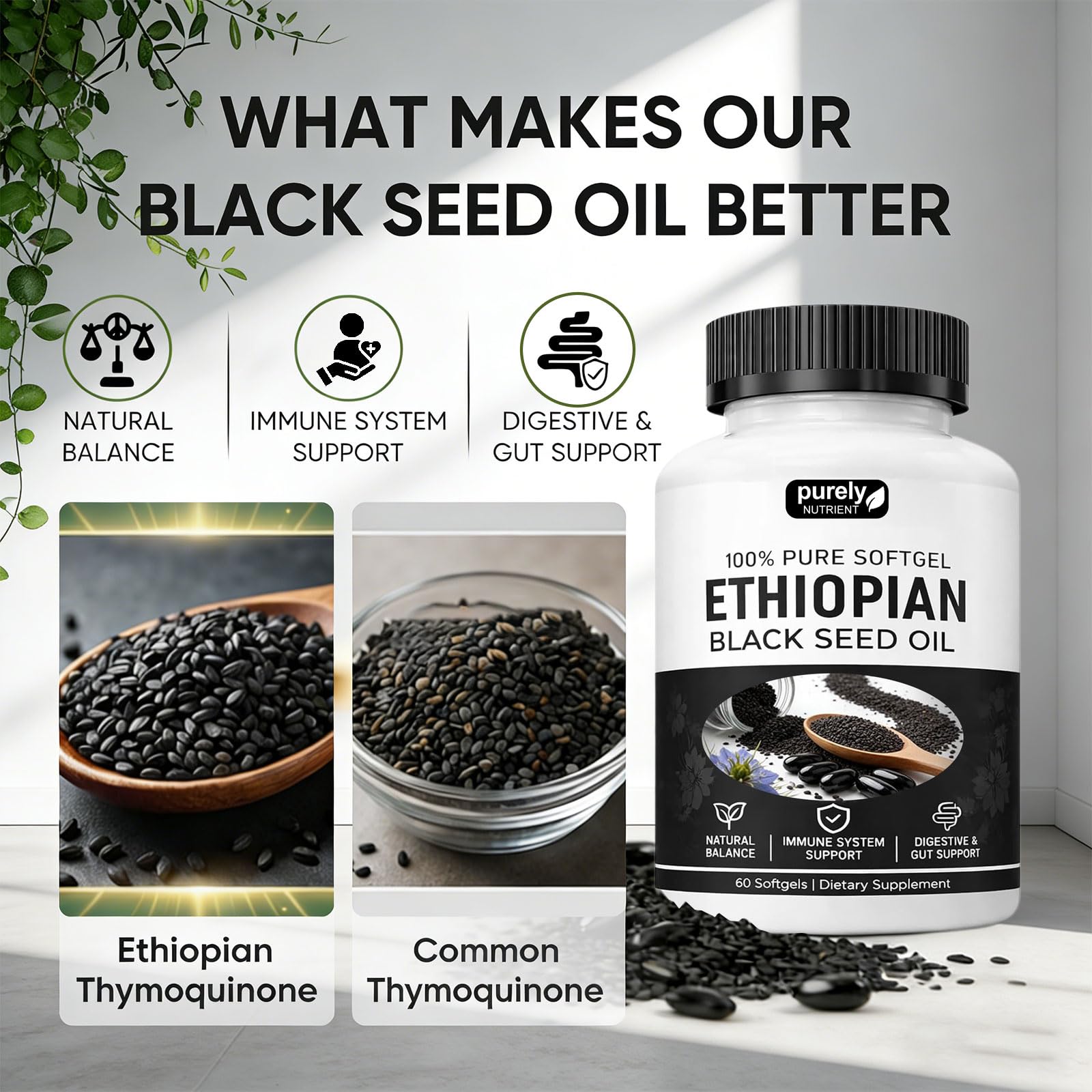 Ethiopian black seed oil for wellness
