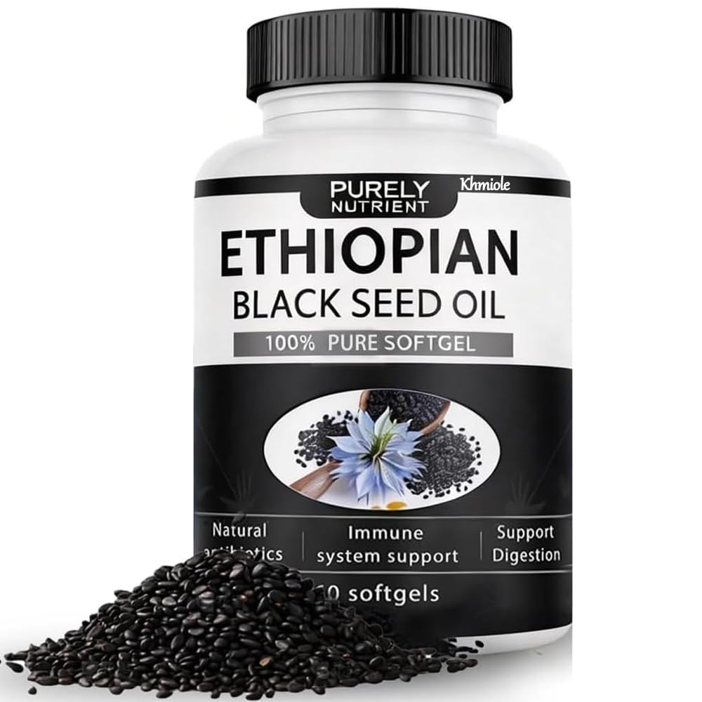 Ethiopian black seed oil softgels