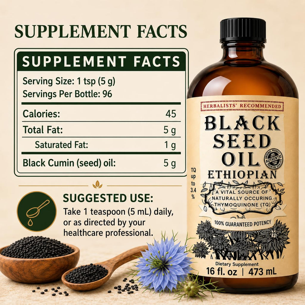 Ethiopian black seed oil uses