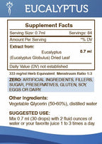 Eucalyptus extract for soothing effects