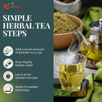 Eucalyptus leaf powder for calming brews