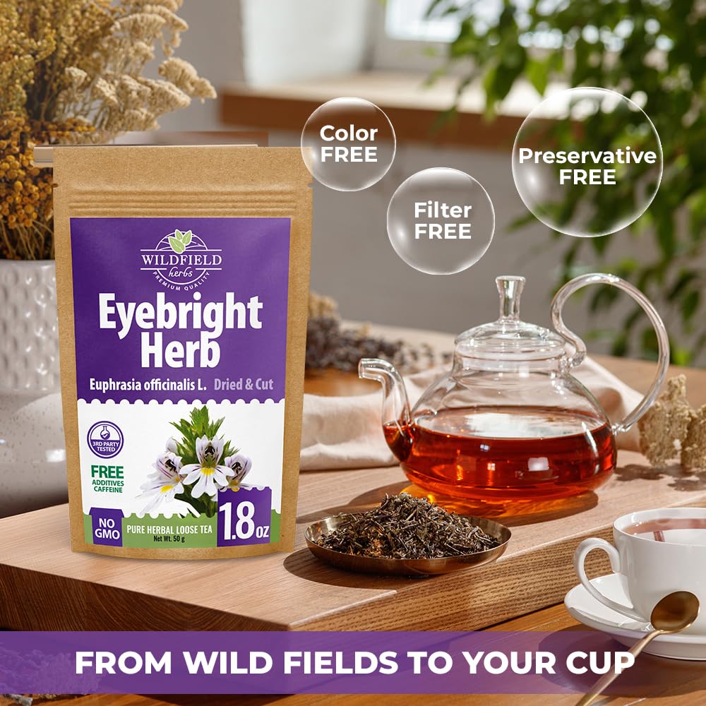 Euphrasia tea bags for soothing relief