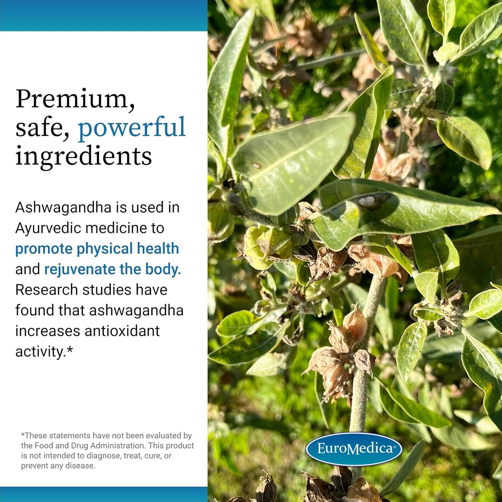 EuroMedica ashwagandha for better sleep