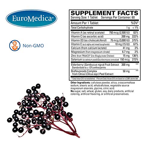 EuroMedica elderberry immune health formula