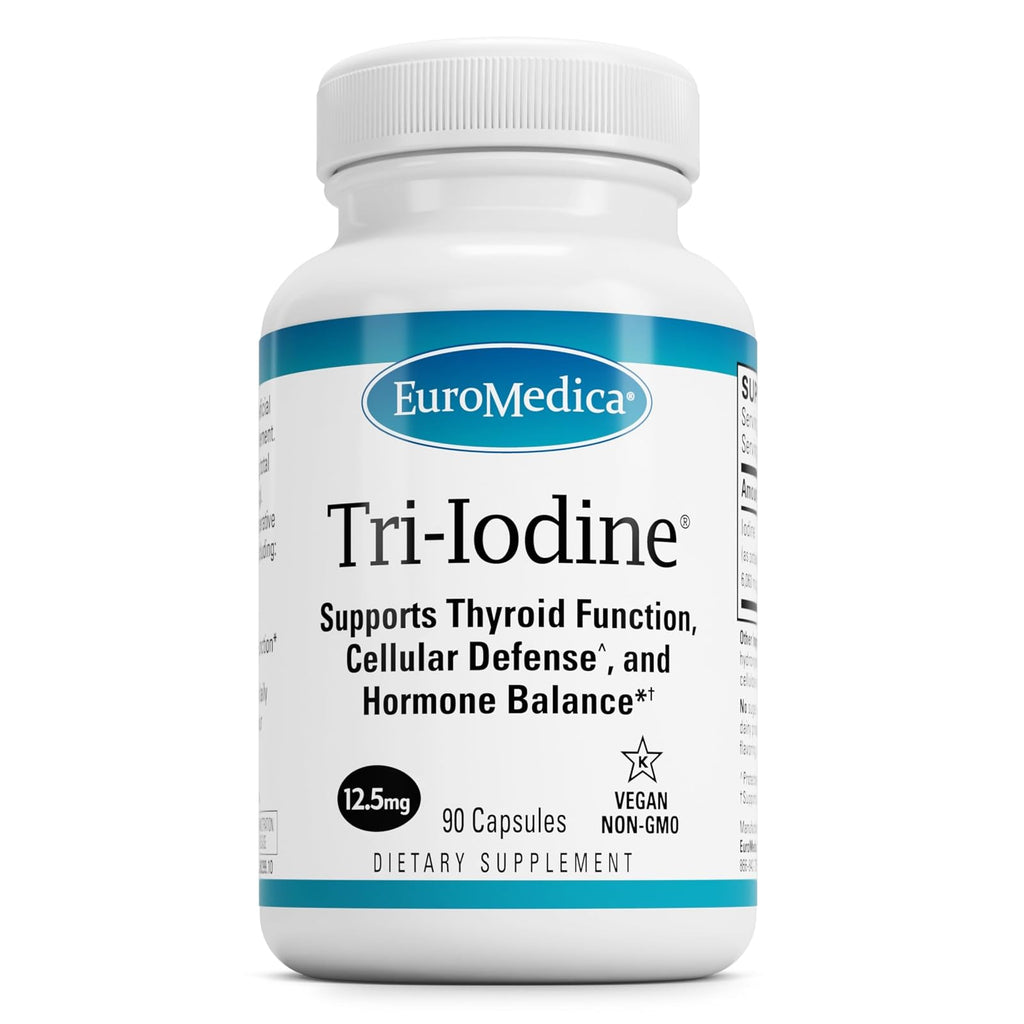 EuroMedica iodine supplement capsules