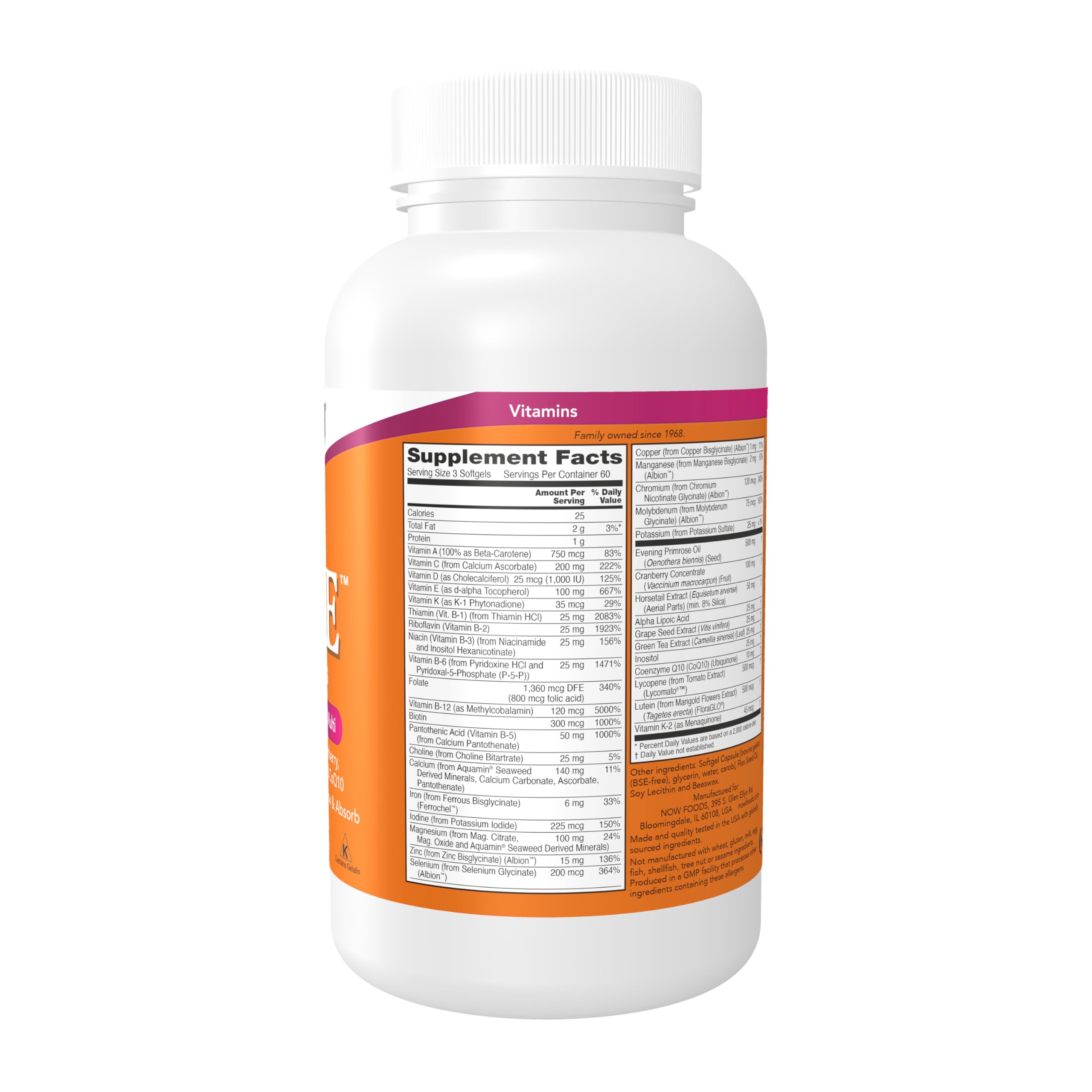 Eve women's multivitamin with evening primrose