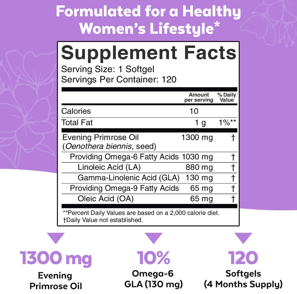 evening primrose for women's health
