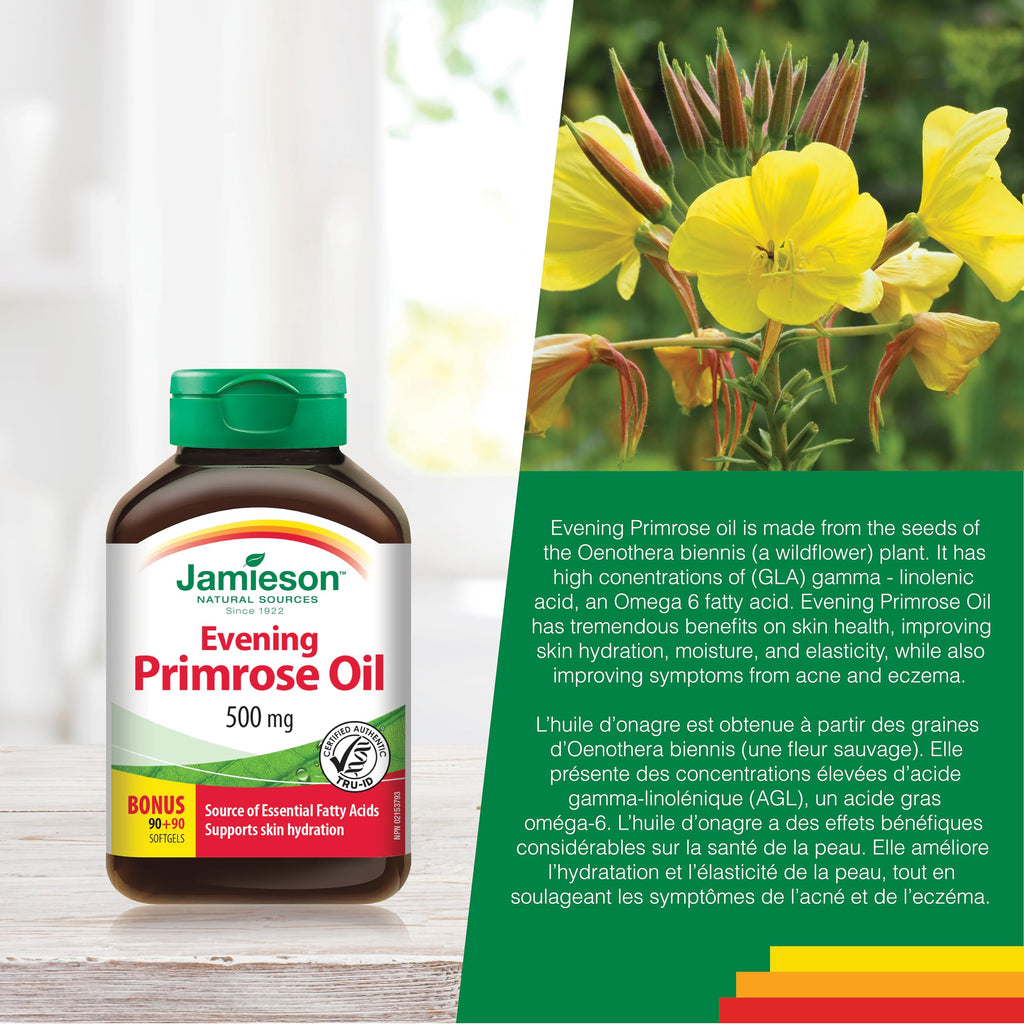 evening primrose oil for beauty routine