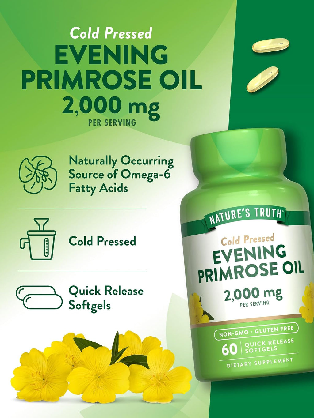 evening primrose oil for skin health