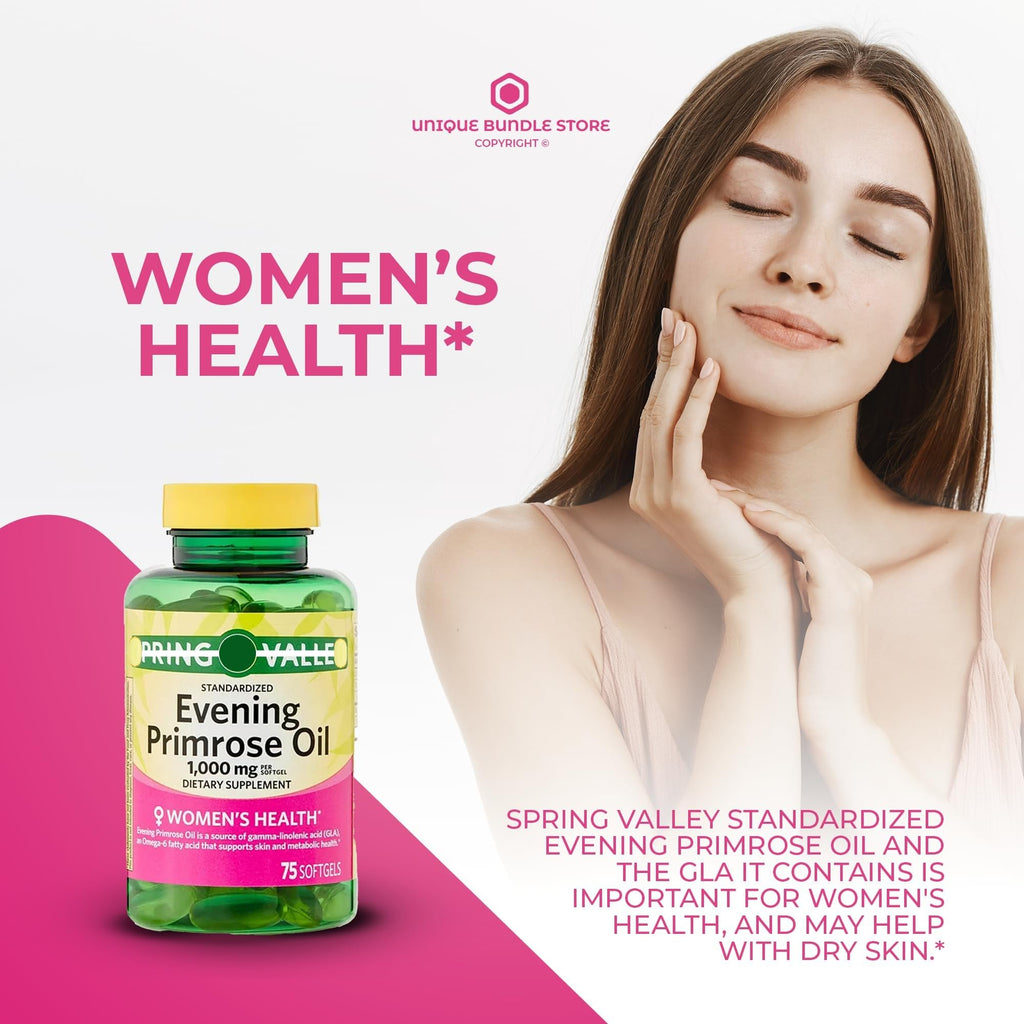 Evening primrose oil with 7 day organizer