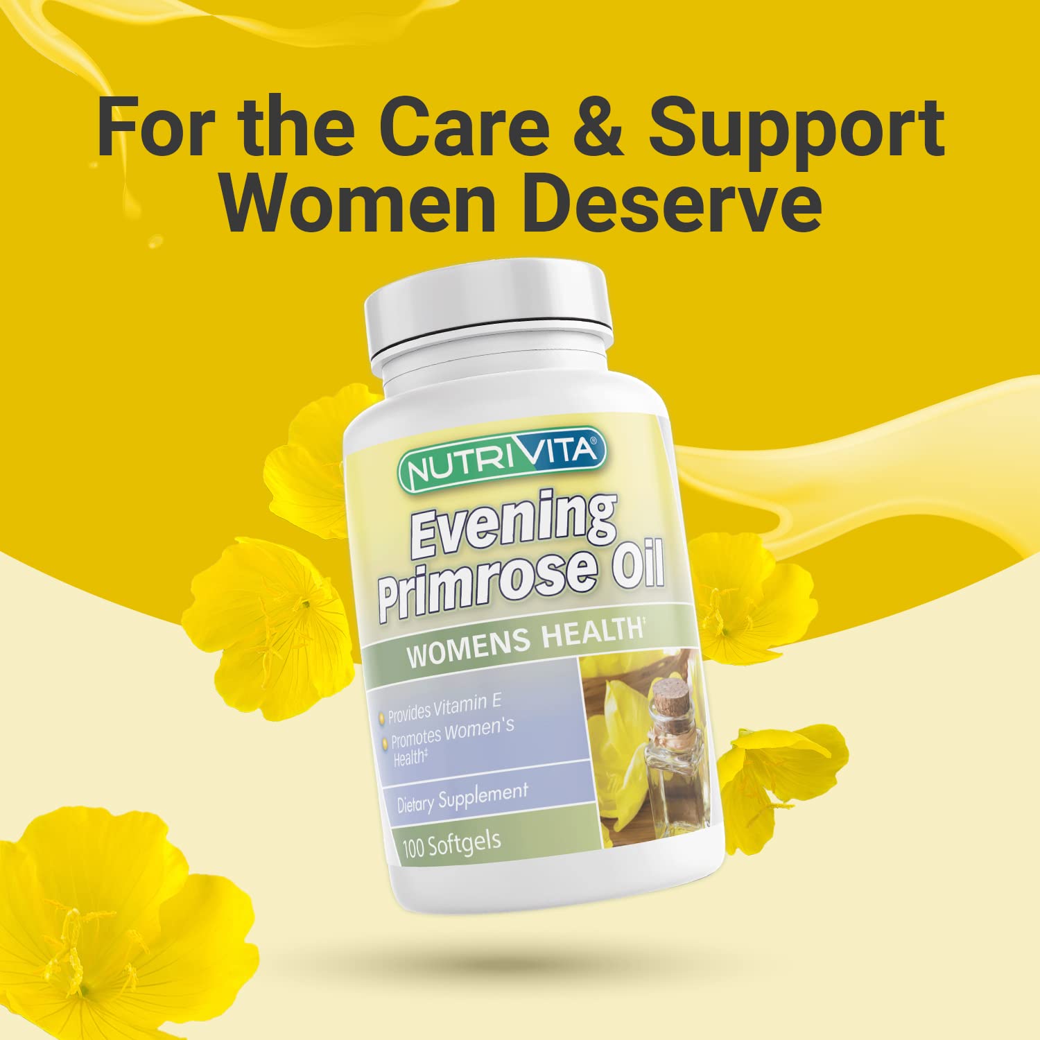 evening primrose oil with GLA for beauty