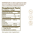 Evening Primrose softgels for skin health