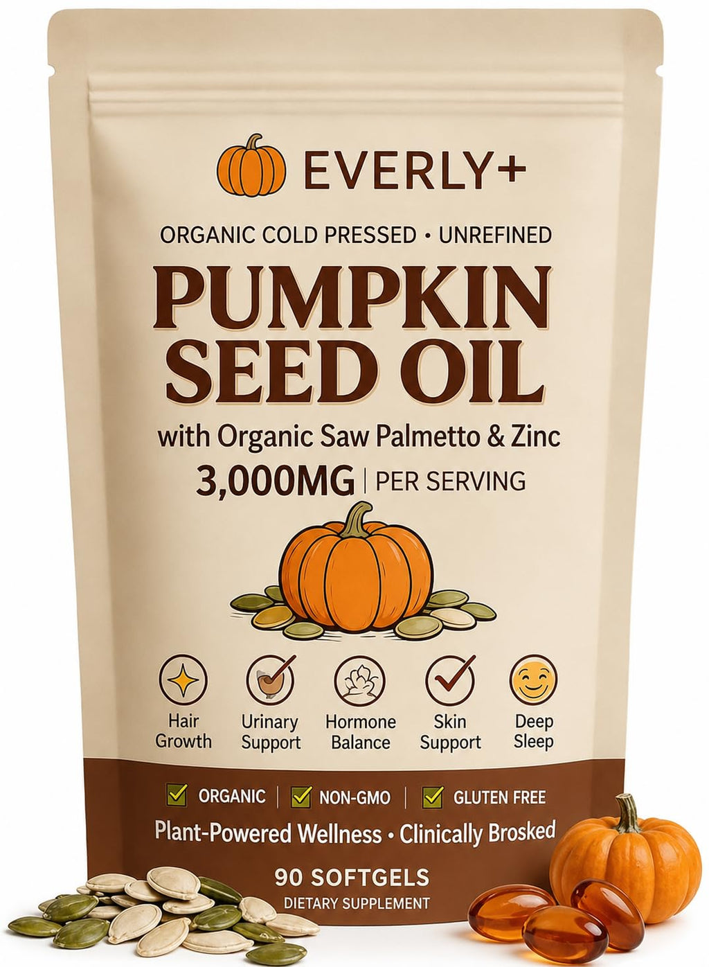 Everly pumpkin seed oil benefits