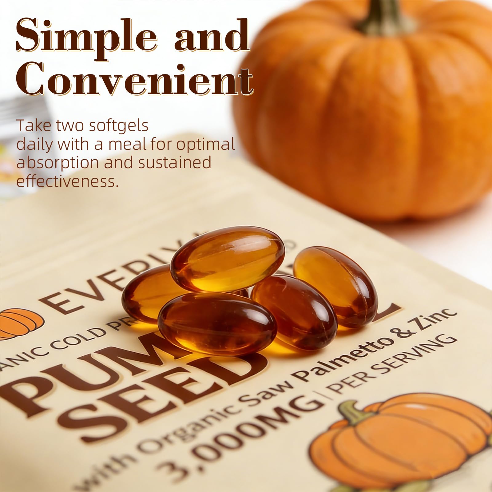 Everly softgels for daily nutrition