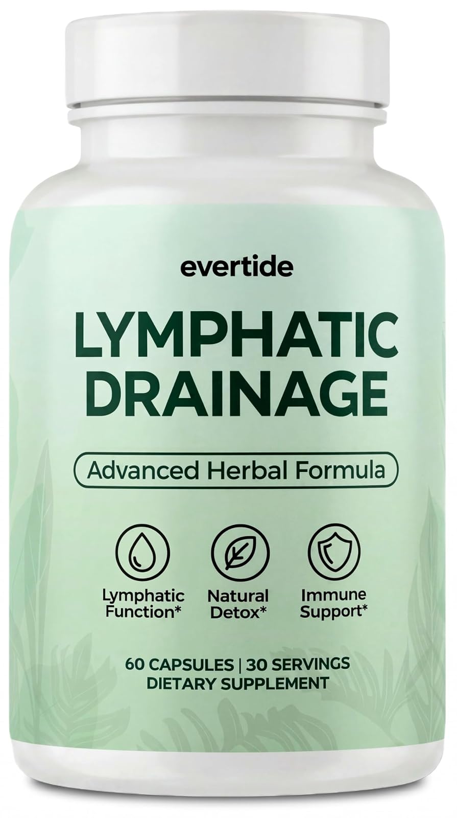 evertide lymphatic drainage supplement capsules