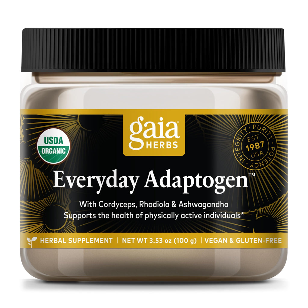 Everyday adaptogen powder for stress relief