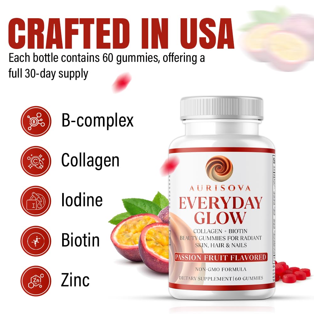 Everyday Glow gummies with marine collagen