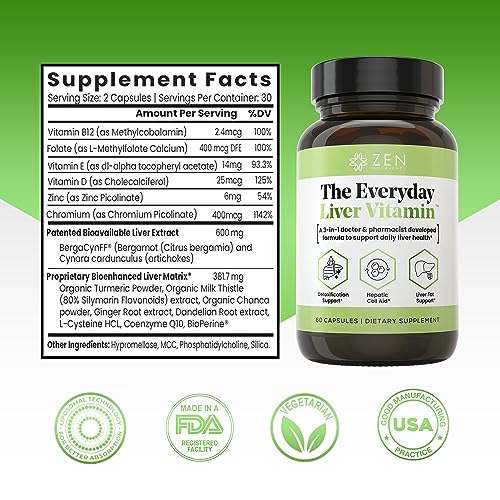 Everyday liver support supplement