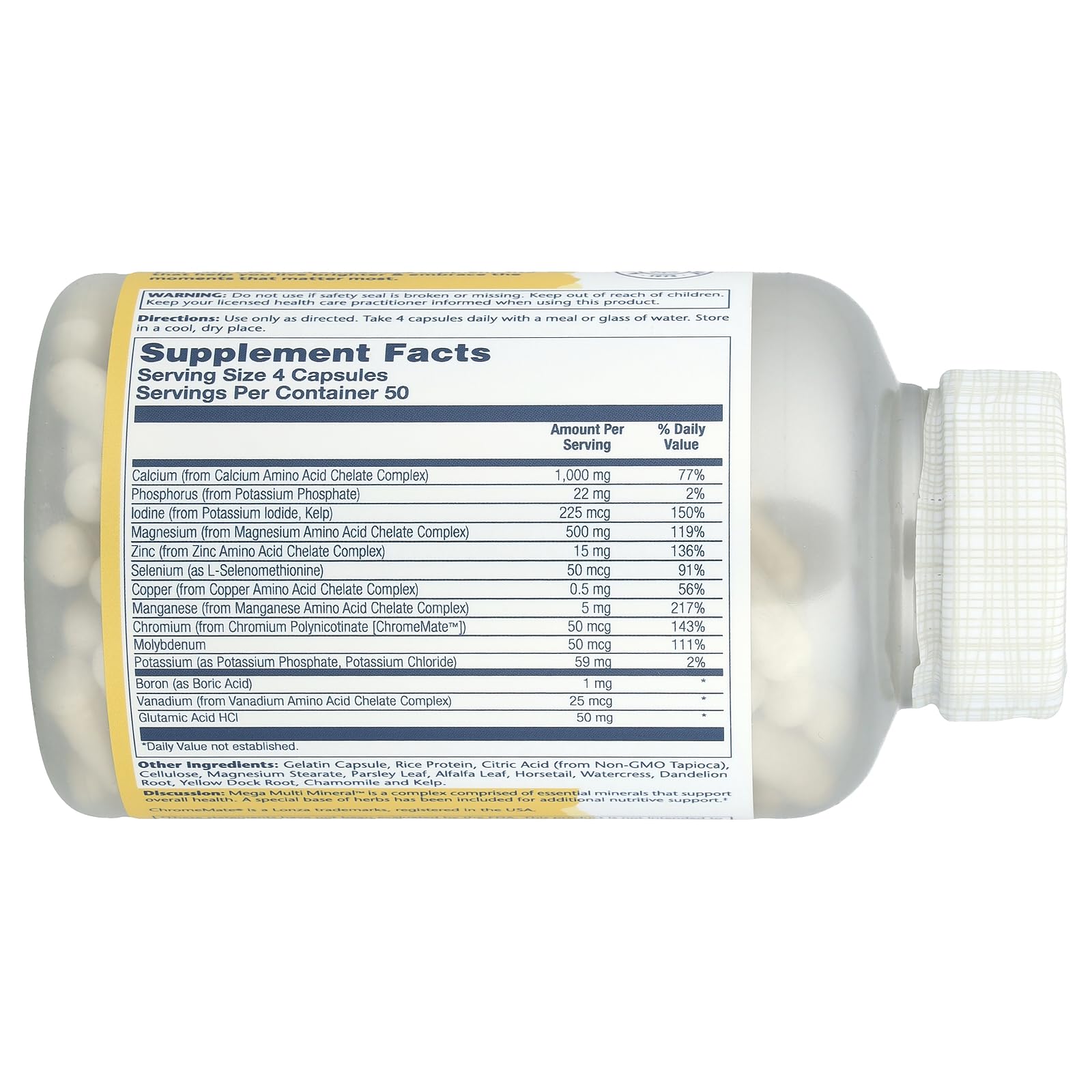Everyday wellness vitamin and mineral