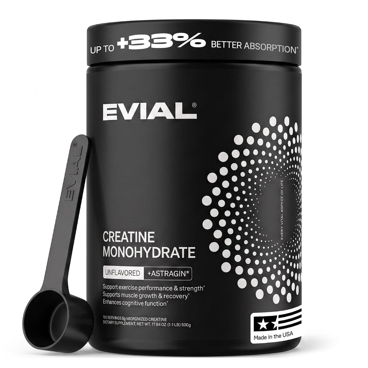 evial creatine monohydrate powder benefits