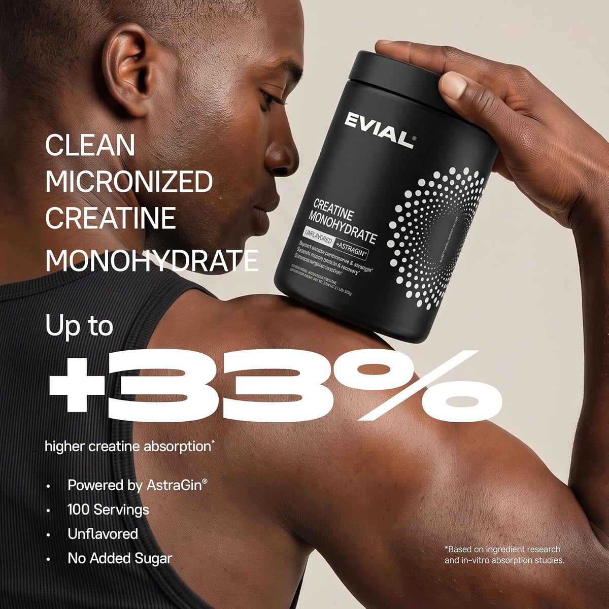 evial creatine powder for athletic performance