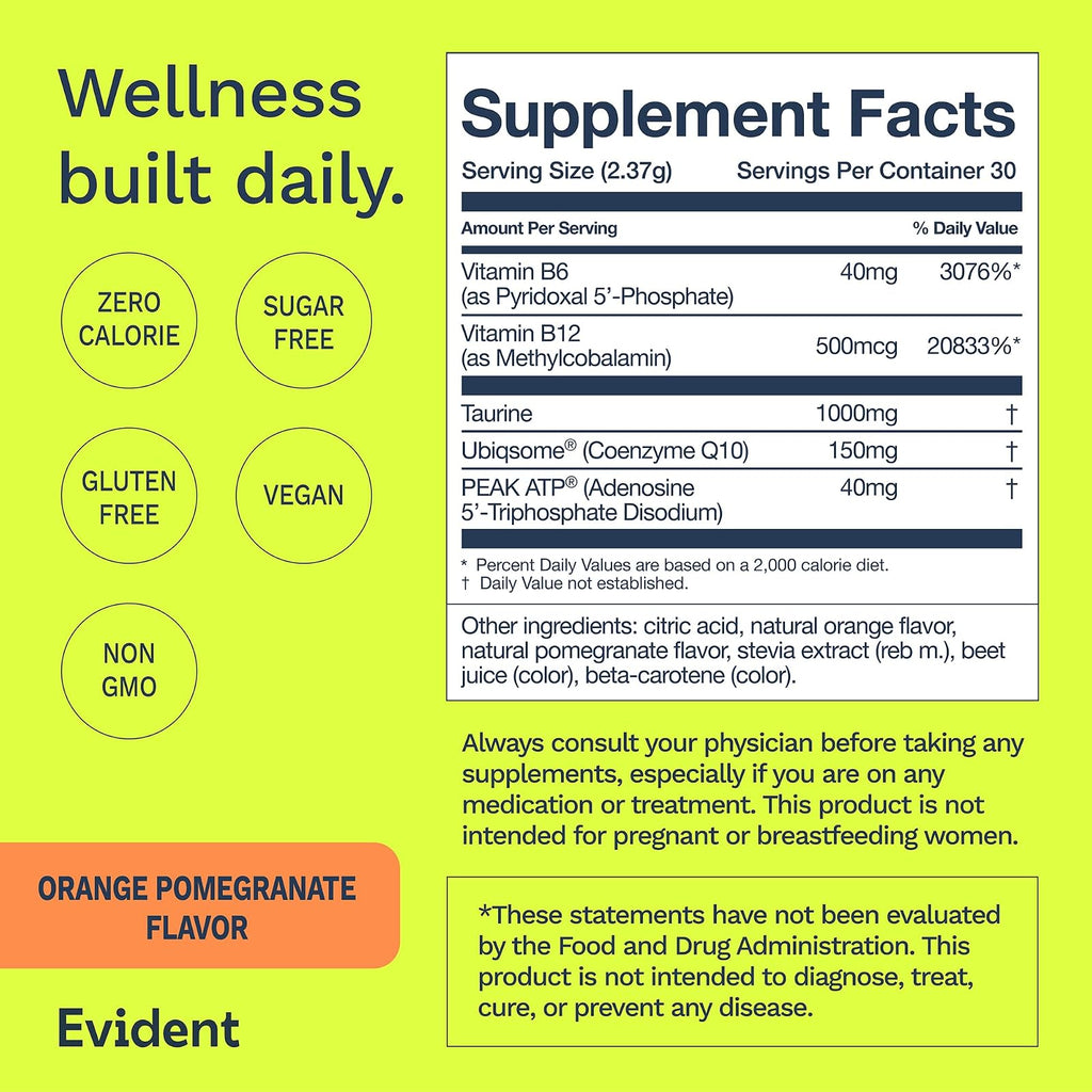 Evident Ageless Energy for active lifestyle