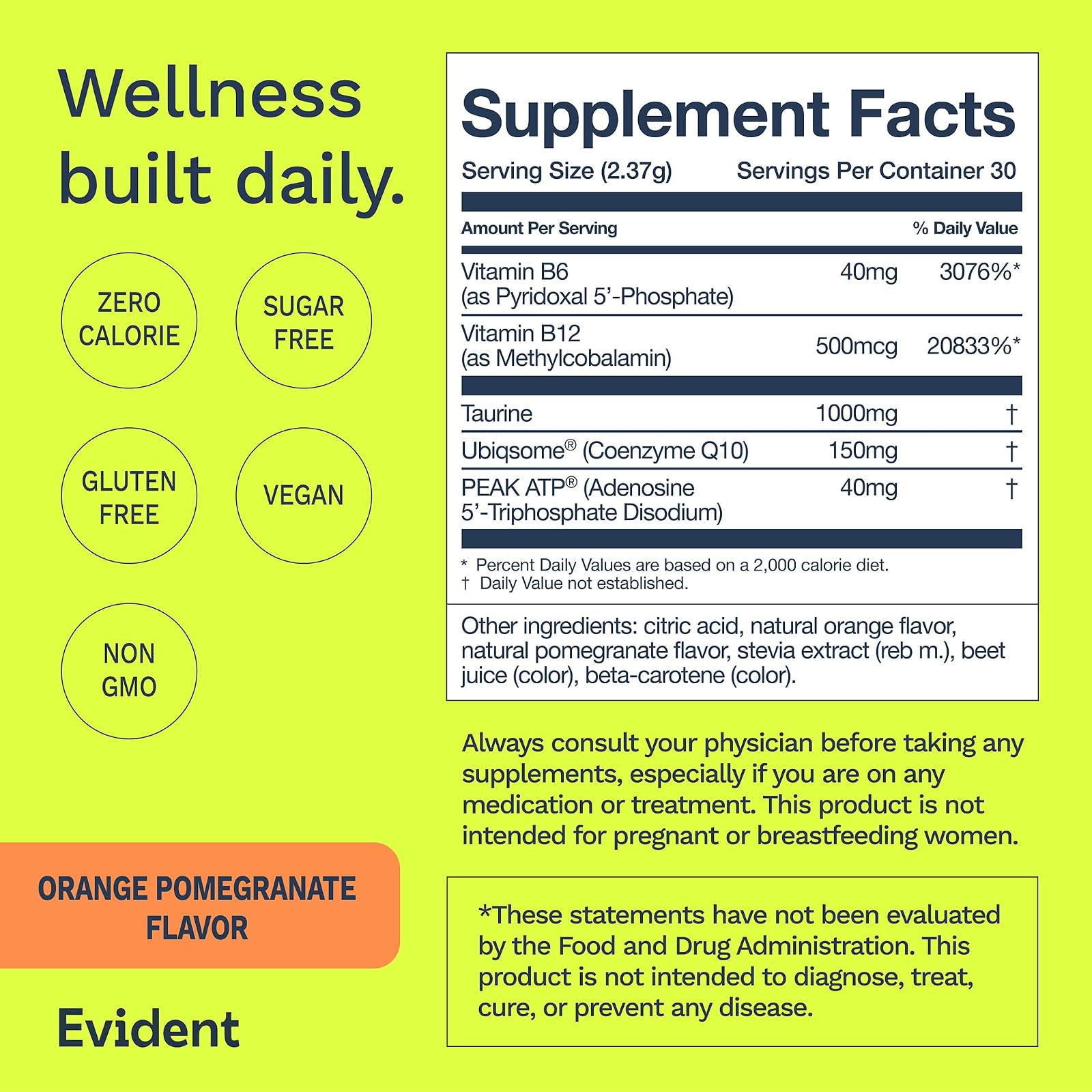 Evident Ageless Energy for active lifestyle