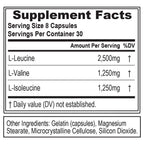 EVL BCAA capsules for workout support