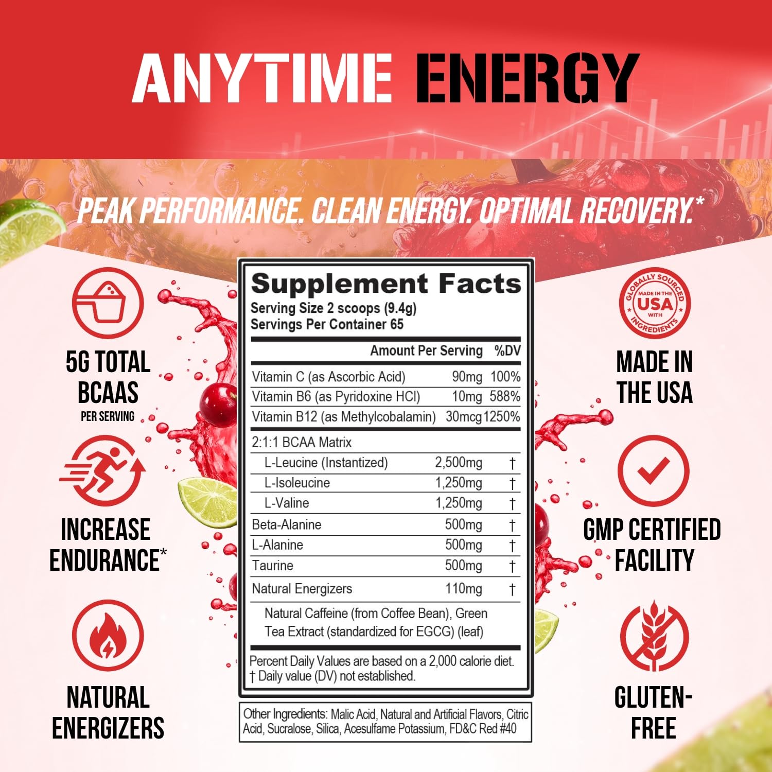 EVL BCAA for enhanced performance