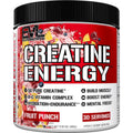 EVL Creatine Energy Powder fruit punch