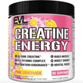 EVL creatine energy powder pink lemonade