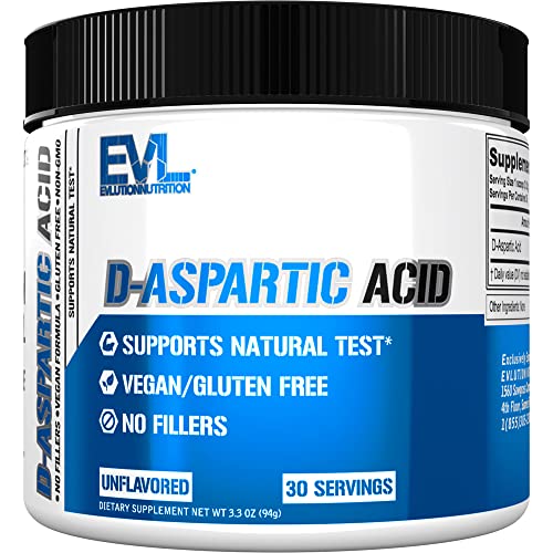 EVL D-Aspartic Acid testosterone booster powder