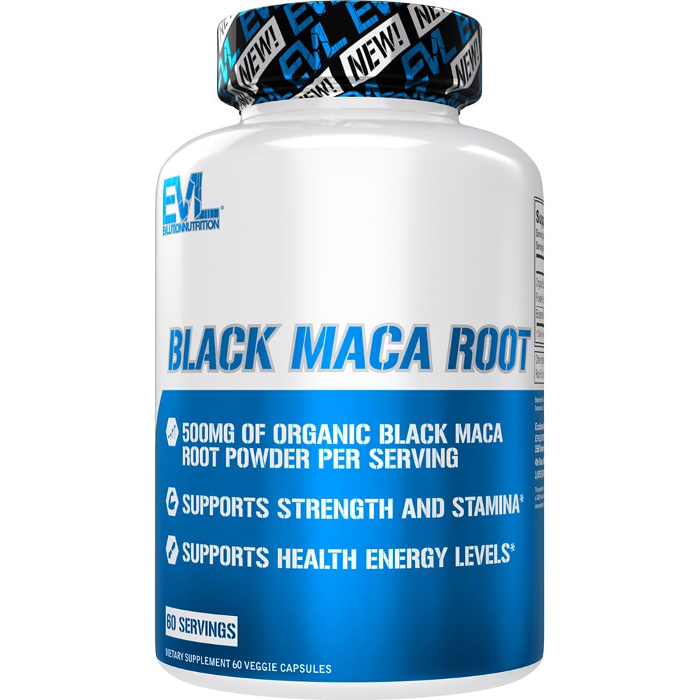 EVL Organic Black Maca Root capsules
