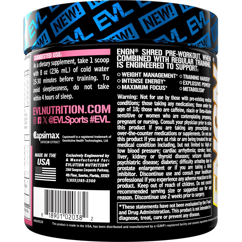 EVL pre-workout for intense workouts