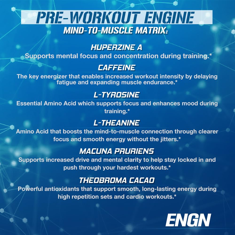 EVL pre-workout for muscle support