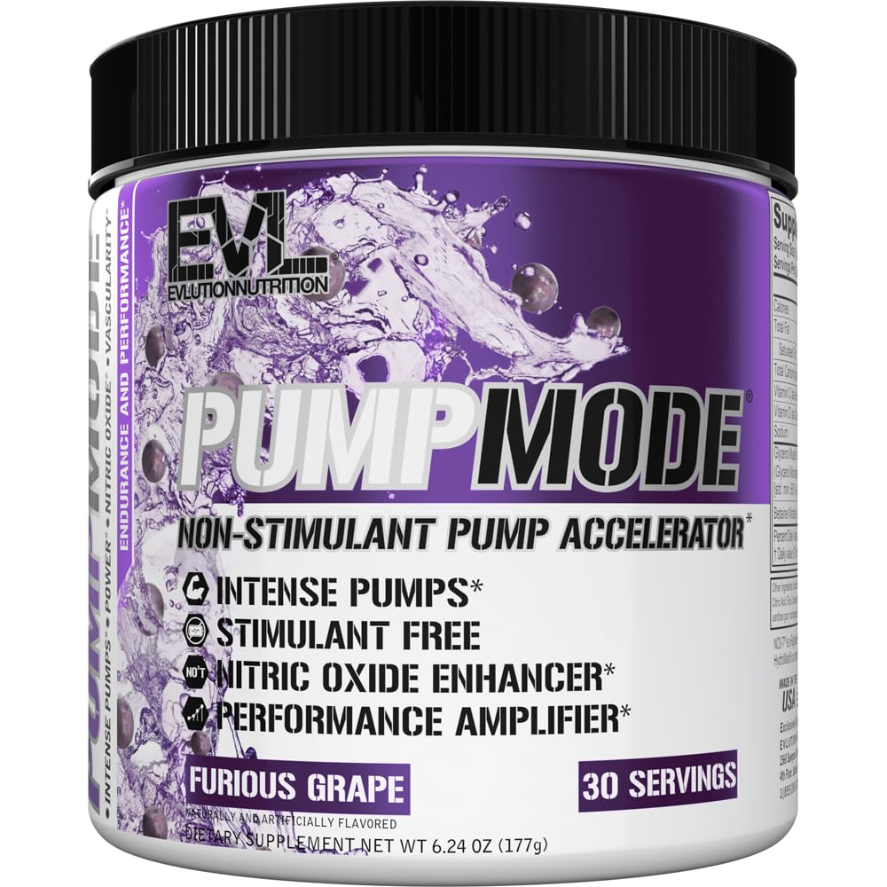 EVL PumpMode pre-workout nitric oxide booster