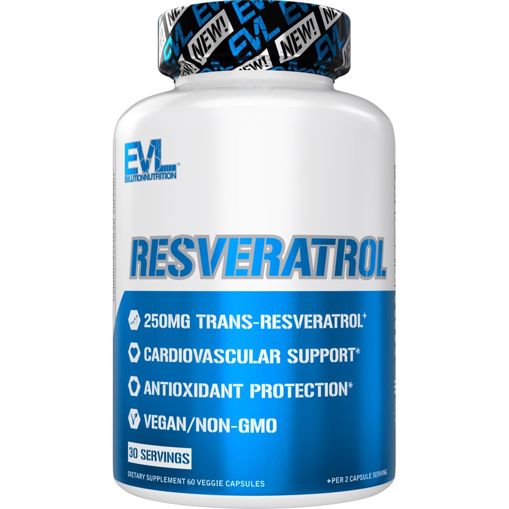 EVL Resveratrol antioxidant support capsules